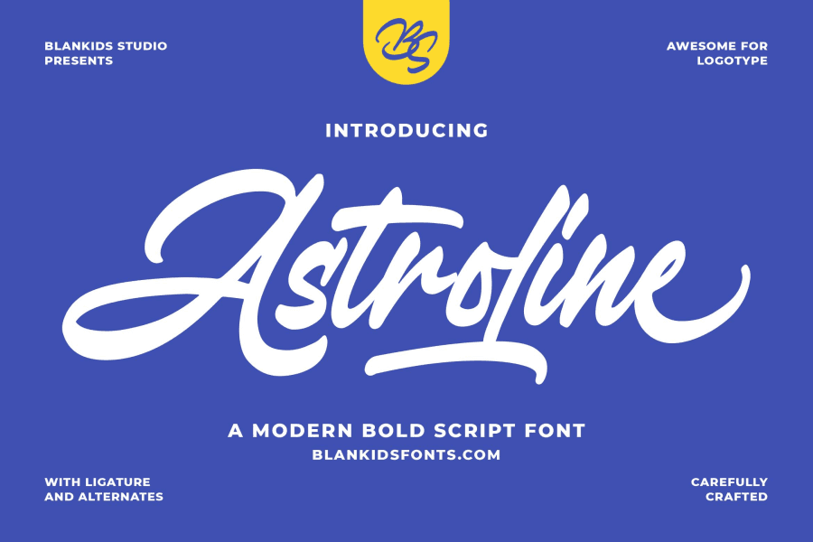Astroline Font · 1001 Fonts