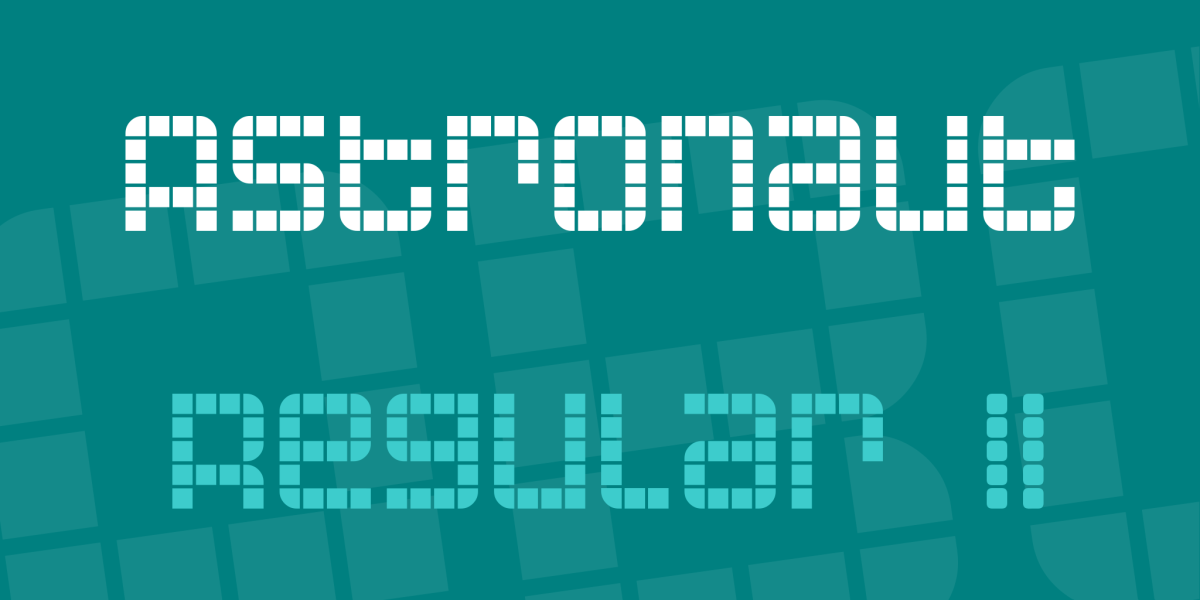 Astronaut Font Family · 1001 Fonts