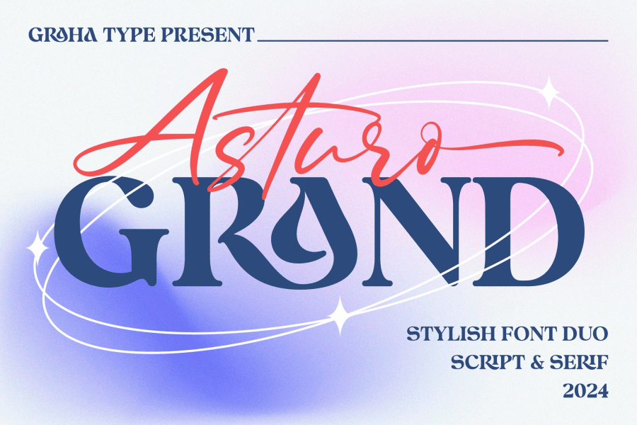 Asturo Grand DEMO Font Family · 1001 Fonts