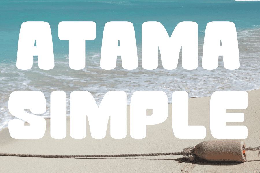 Atama Simple Font · 1001 Fonts