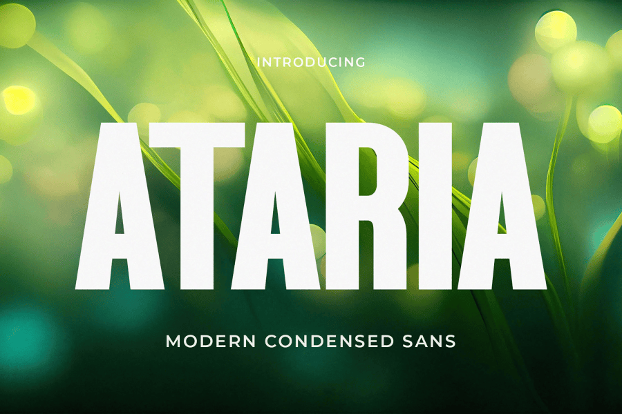 Ataria Font · 1001 Fonts
