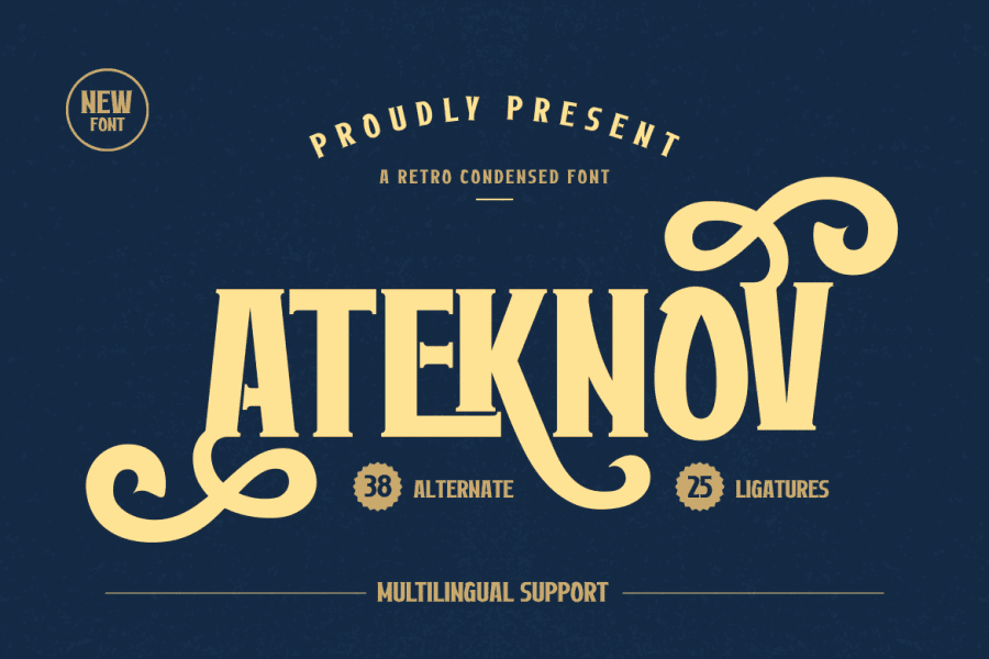 ATEKNOVtrial Font · 1001 Fonts