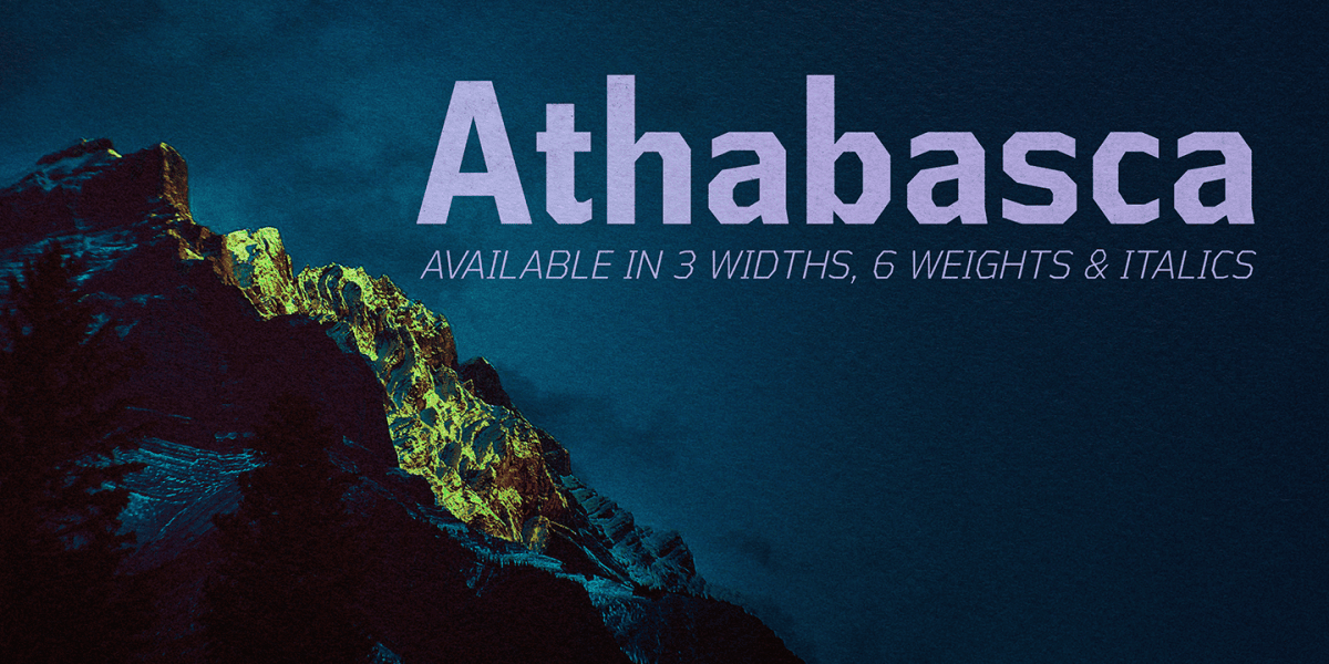 Athabasca Font Family · 1001 Fonts