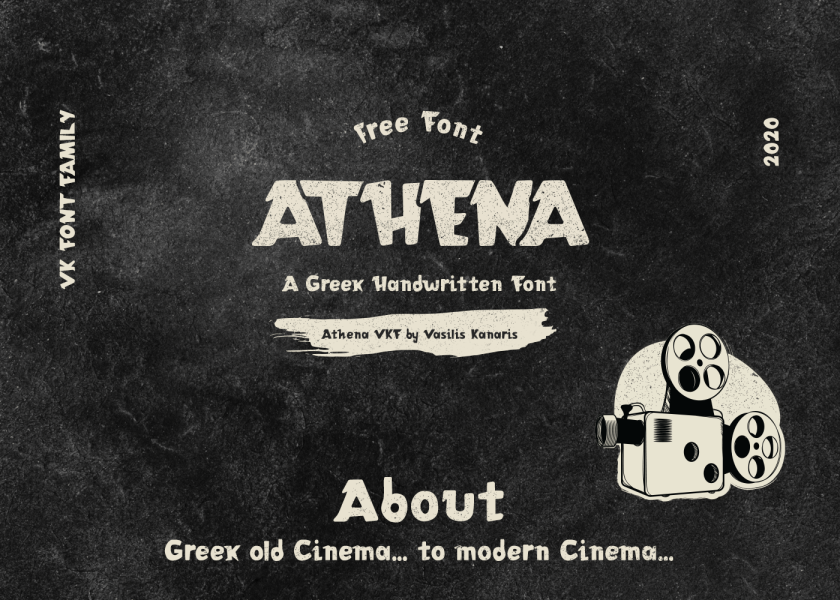 Athena VKF Font · 1001 Fonts