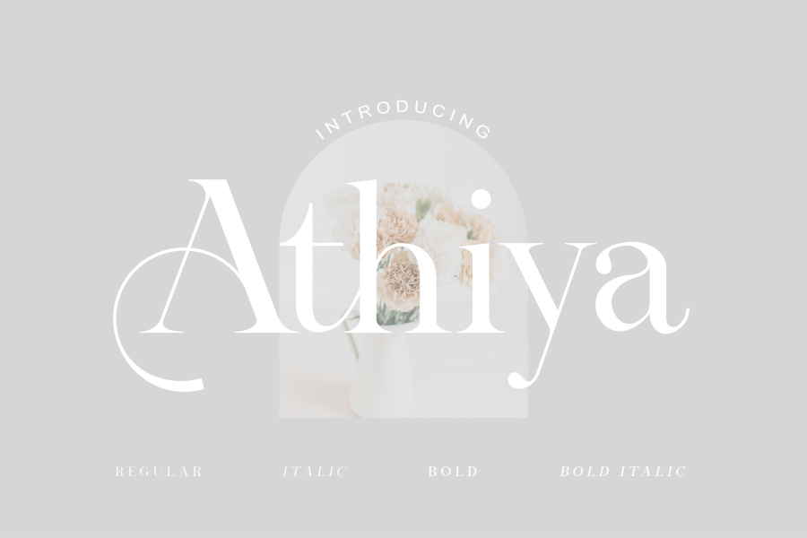 Athiya Font · 1001 Fonts