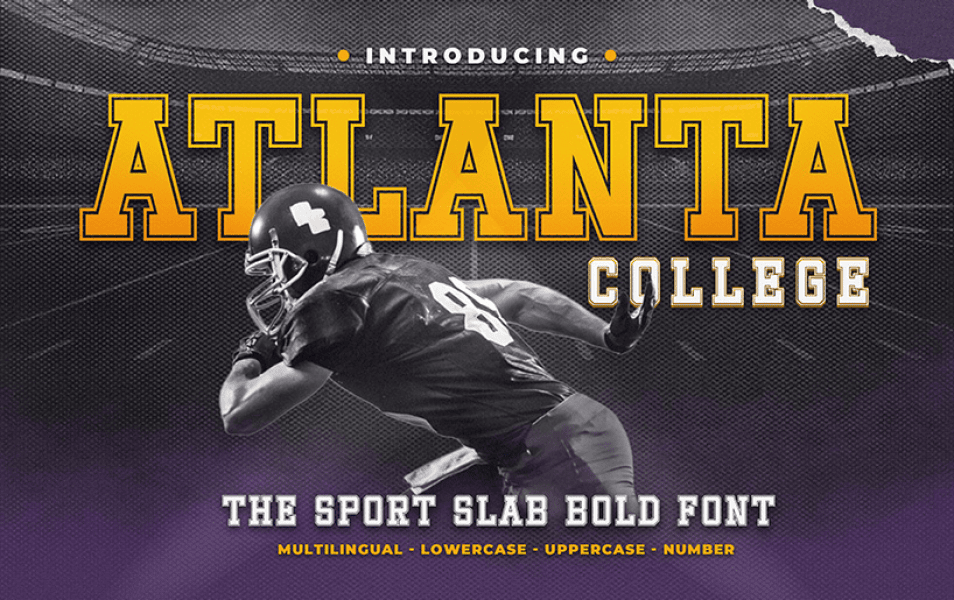 Atlanta College Font · 1001 Fonts