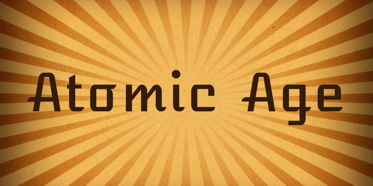 Atomic Age Font · 1001 Fonts