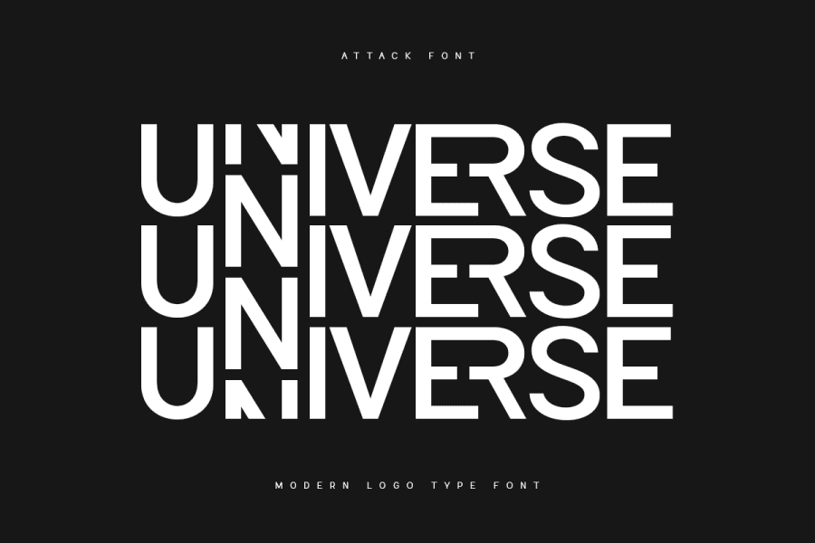 ATTACK Font · 1001 Fonts