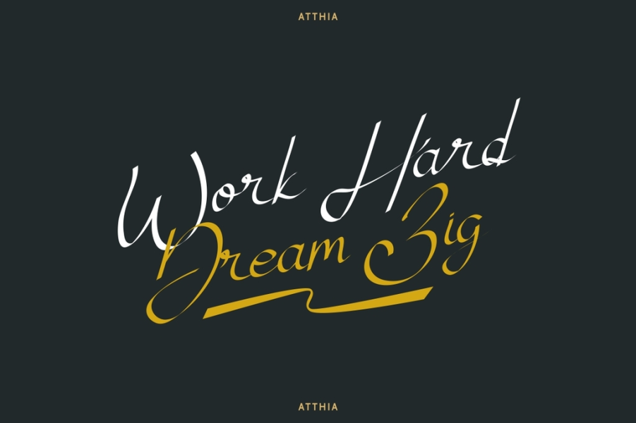 Atthia Demo Font Family · 1001 Fonts