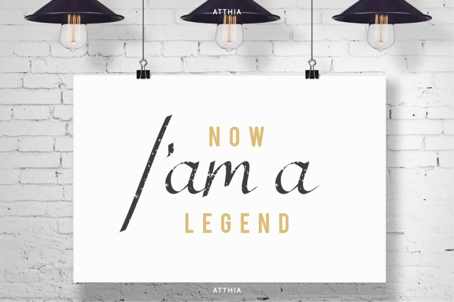 Atthia Demo Font Family · 1001 Fonts