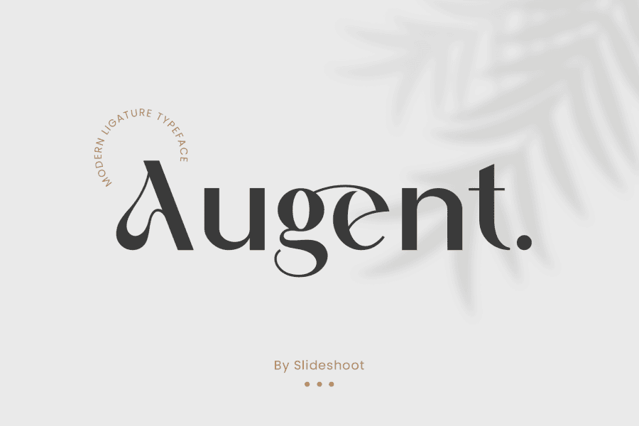 Augent Font · 1001 Fonts