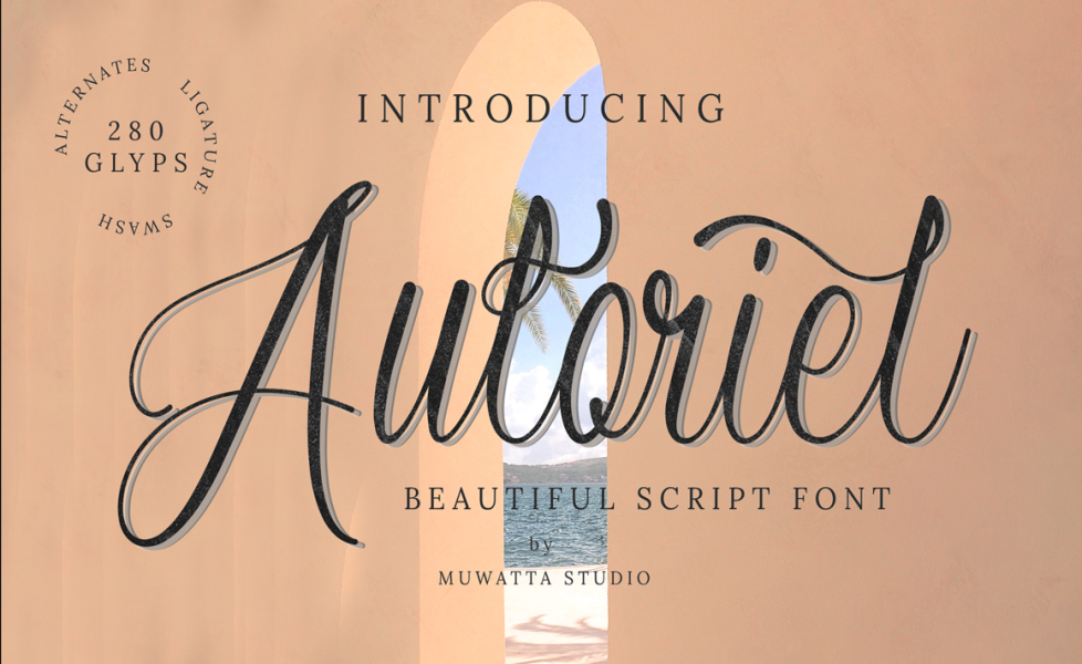 Auloriel Script Font · 1001 Fonts