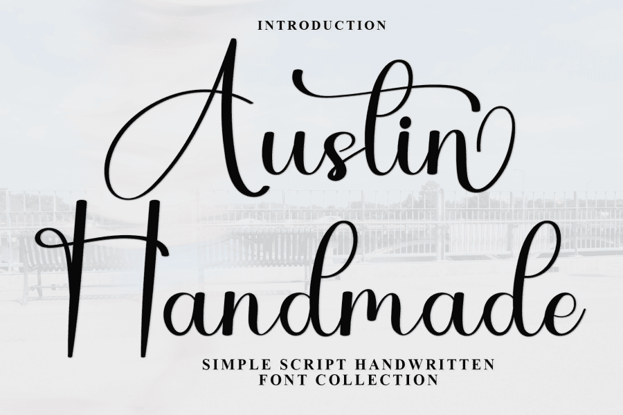 Austin Handmade Font · 1001 Fonts