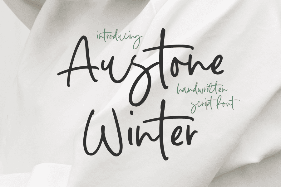 Austone Winter Font · 1001 Fonts