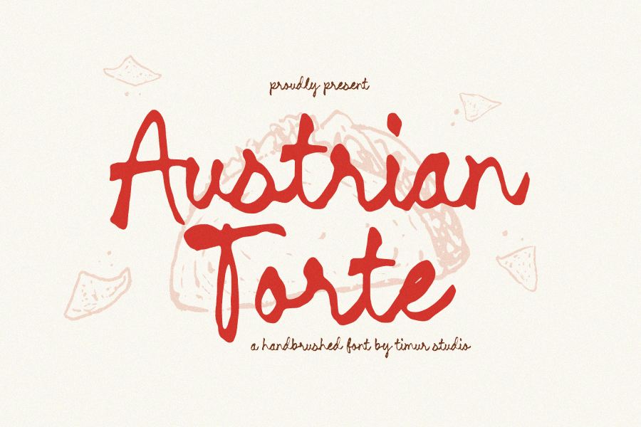 Austrian Torte Font · 1001 Fonts