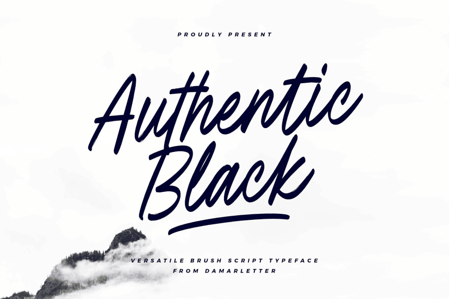 Authentic Black Font · 1001 Fonts