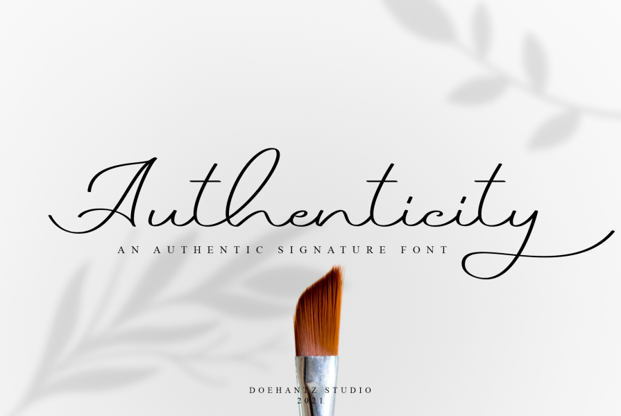 Authenticity Font · 1001 Fonts