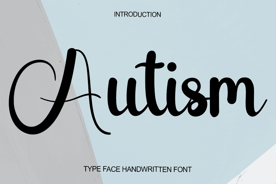 Autism Font · 1001 Fonts