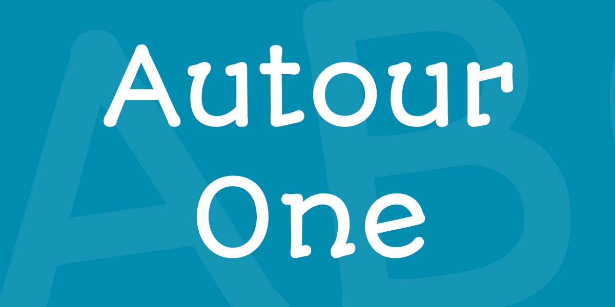 Autour One Font · 1001 Fonts