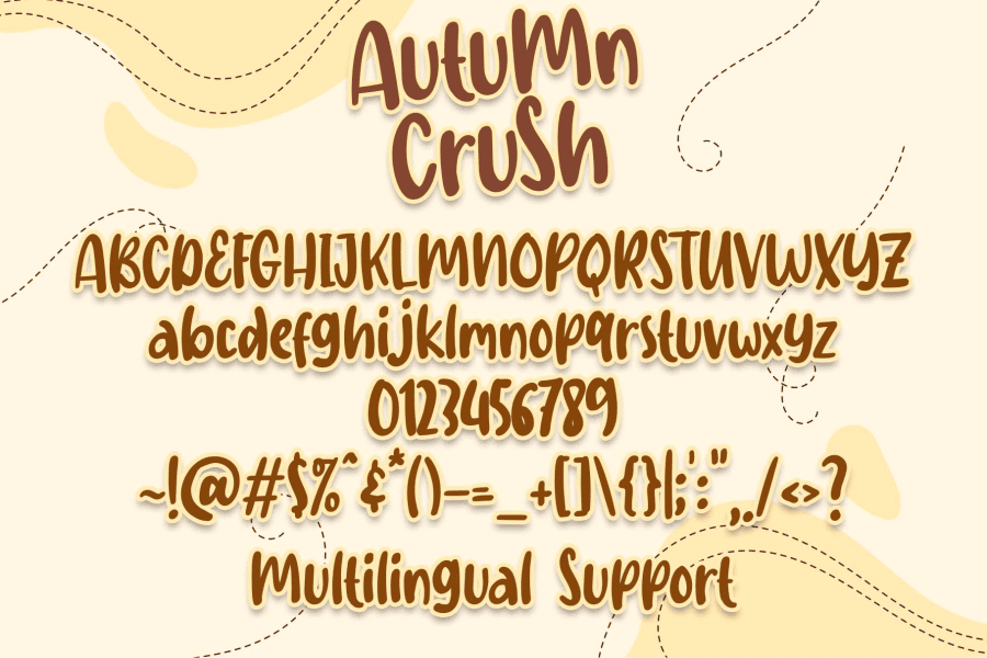 Autumn Crush Font · 1001 Fonts