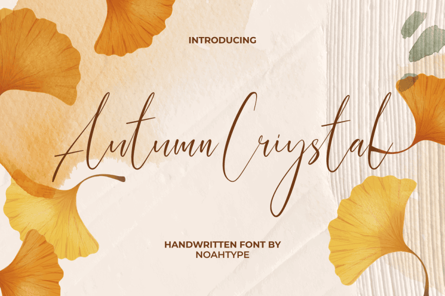 Autumn Crystal Demo Font · 1001 Fonts