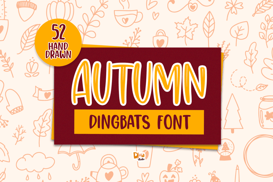 Autumn Dingbats Font · 1001 Fonts