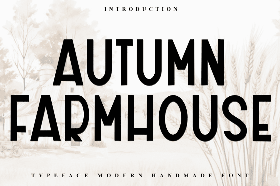 Autumn Farmhouse Font · 1001 Fonts