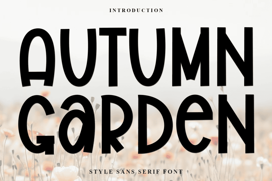 Autumn Garden Font · 1001 Fonts