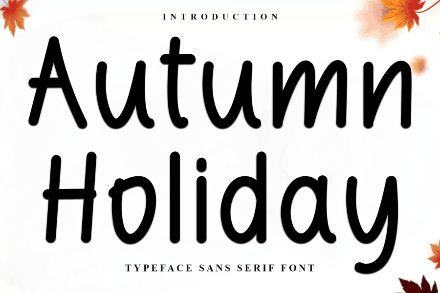 Autumn Holiday Font · 1001 Fonts