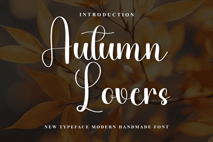 Autumn Lovers Font · 1001 Fonts