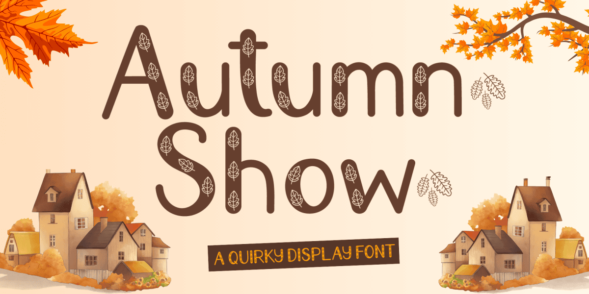 Autumn Show Font · 1001 Fonts