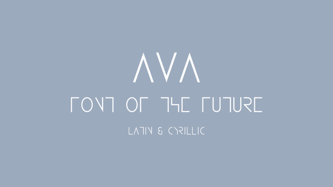 AVA Font · 1001 Fonts