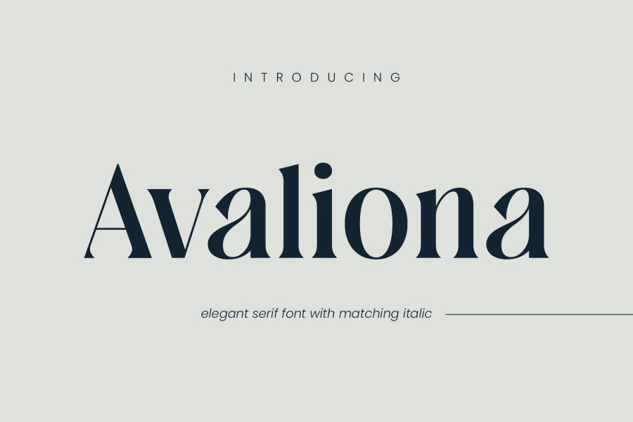 Avaliona Font · 1001 Fonts
