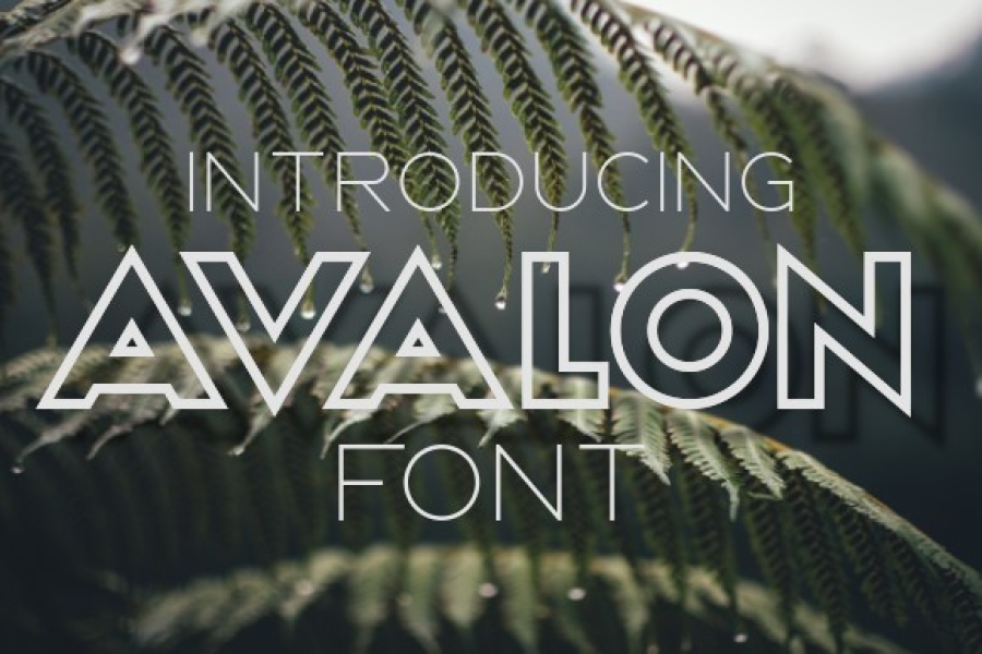 Avalon Font Family · 1001 Fonts
