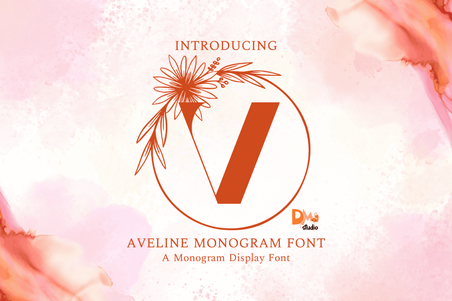 Aveline Monogram Font · 1001 Fonts