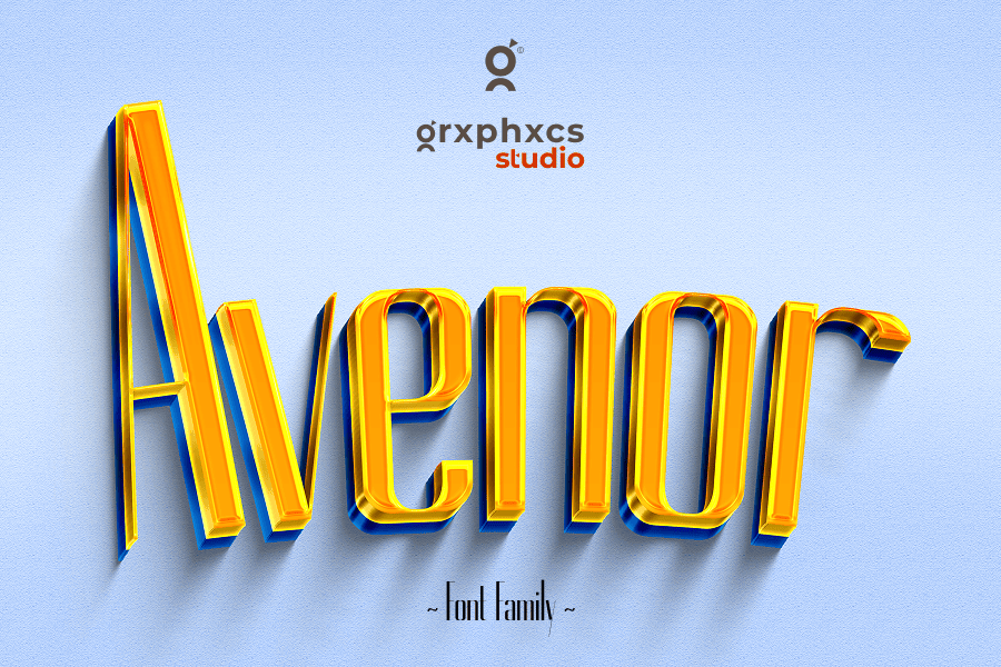 Avenor Font Family · 1001 Fonts