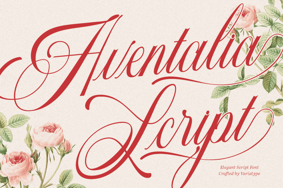 Aventalia Script Font · 1001 Fonts