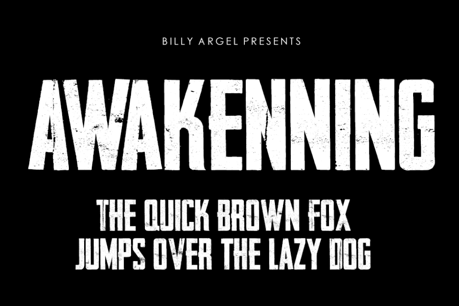 AWAKENNING Font · 1001 Fonts
