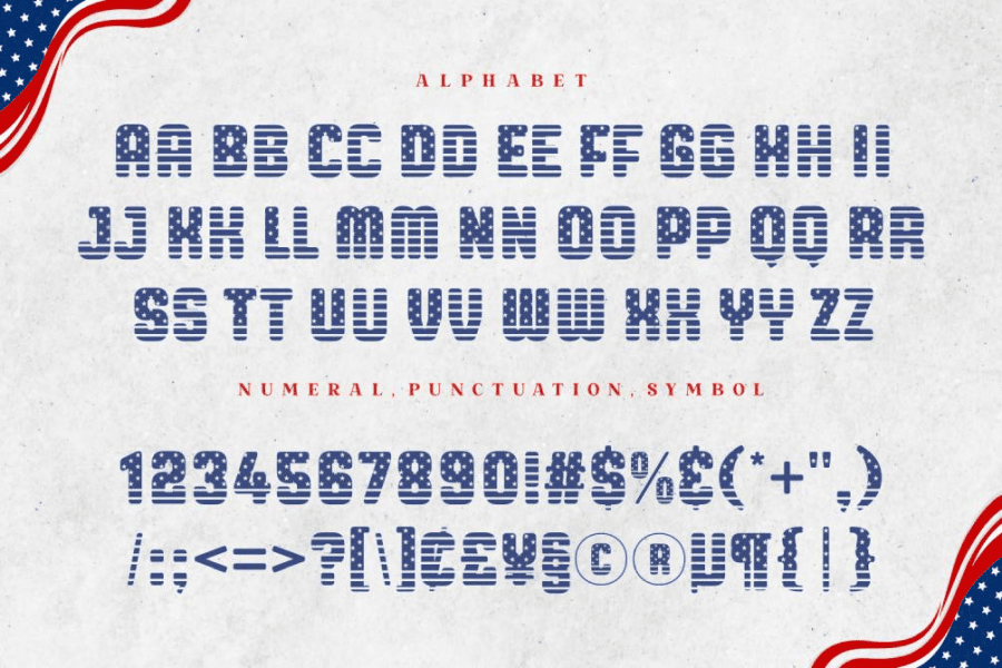Awesome America Font · 1001 Fonts