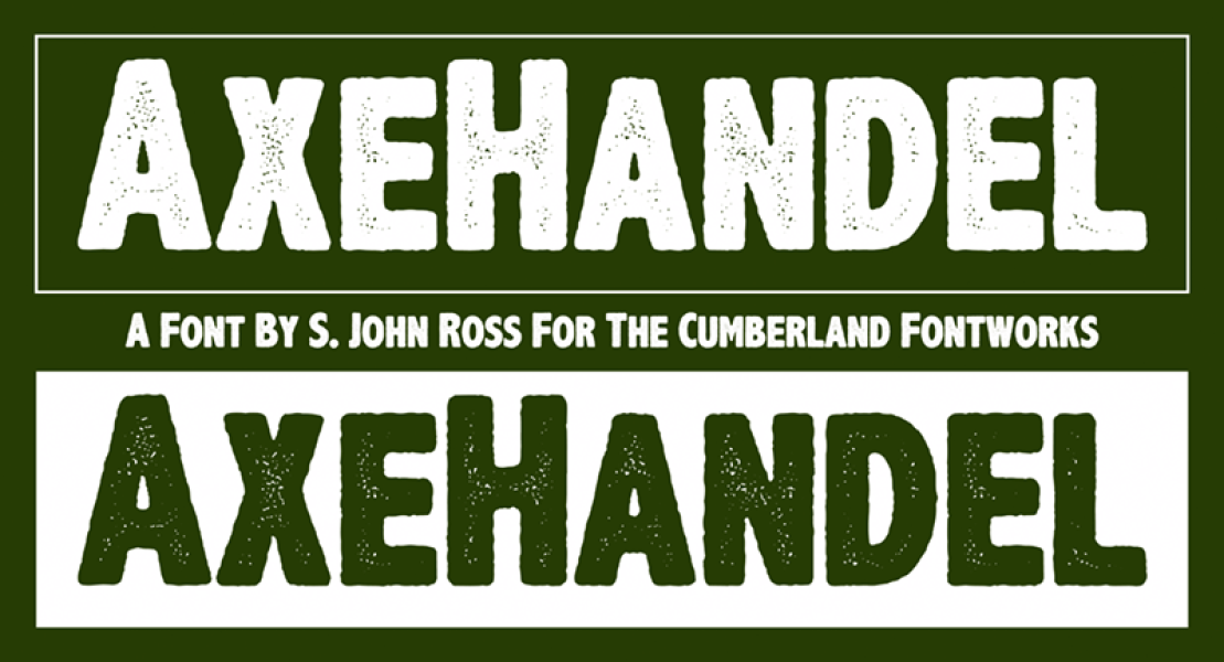AxeHandel Font · 1001 Fonts