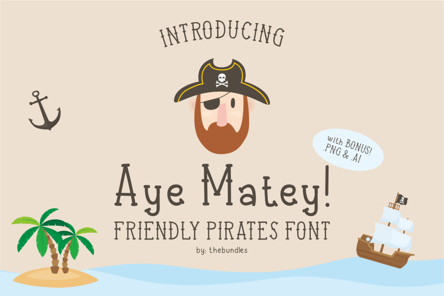Aye Matey demo Font · 1001 Fonts