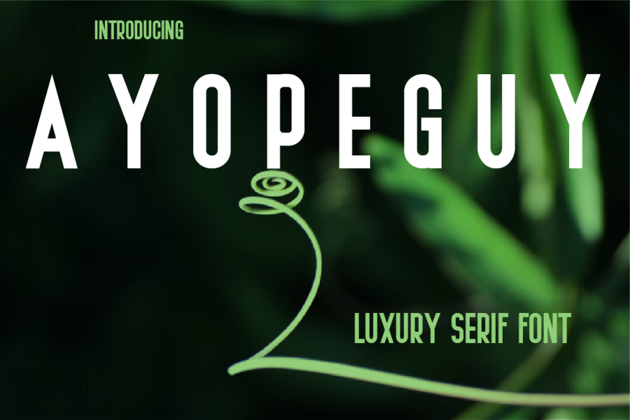 Ayopeguy Font · 1001 Fonts