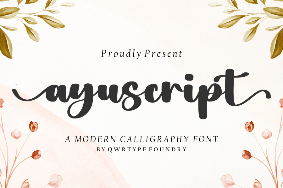 Ayuscript Font · 1001 Fonts