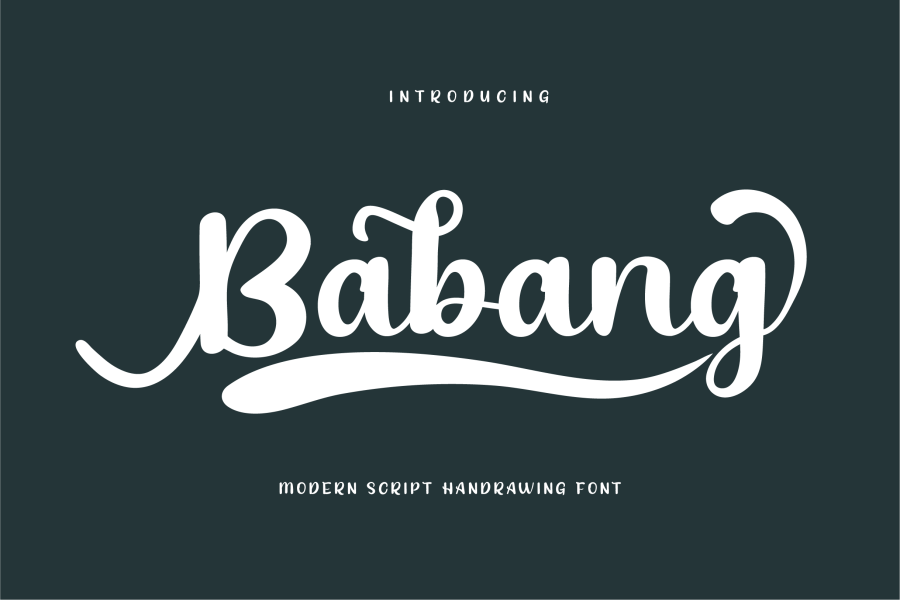Babang Font · 1001 Fonts