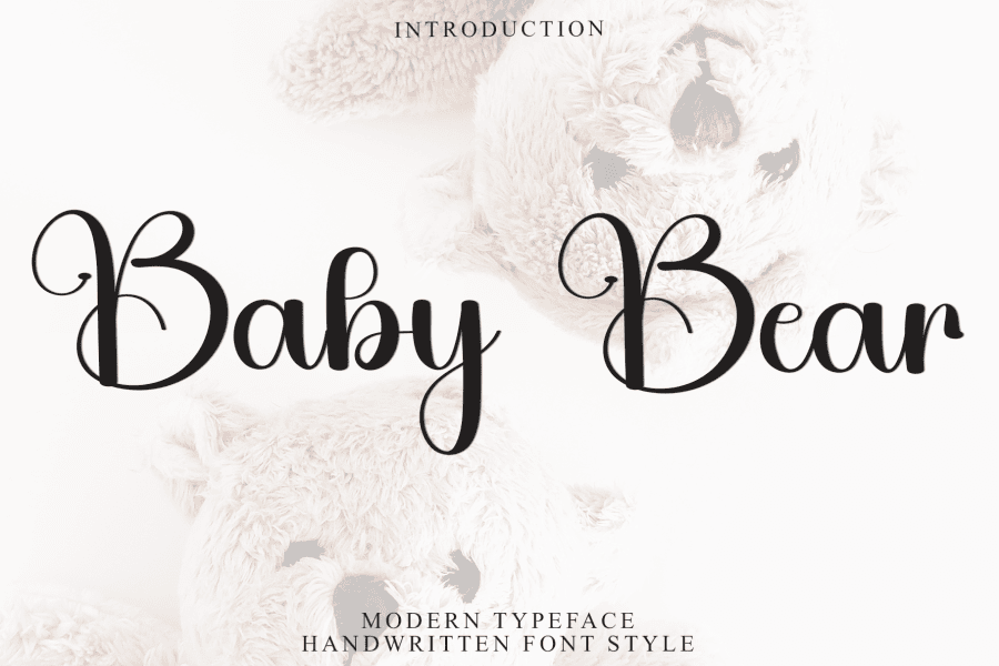 Baby Bear Font · 1001 Fonts