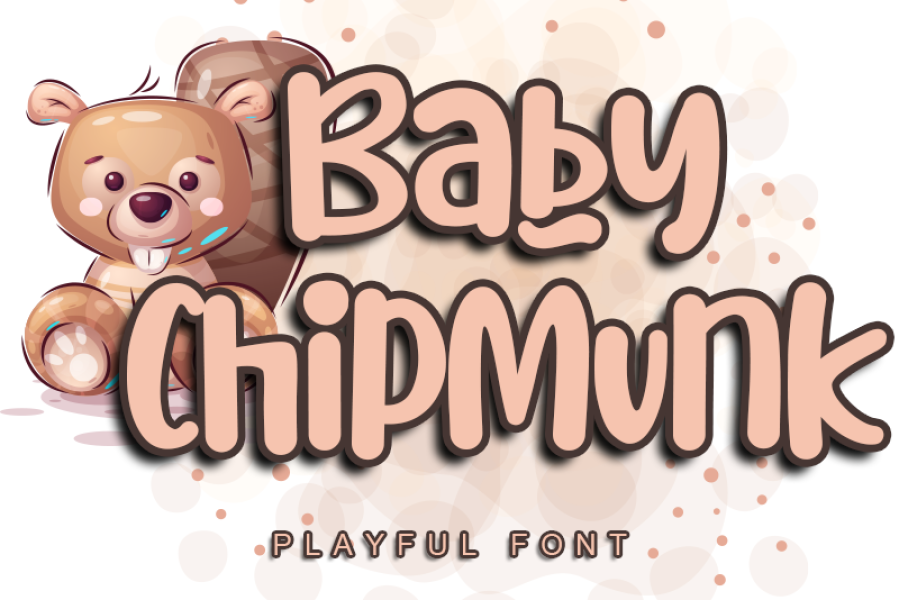 Baby Chipmunk Font · 1001 Fonts