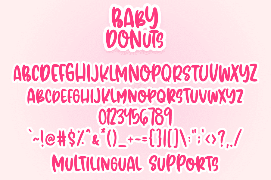 Baby Donuts Font · 1001 Fonts