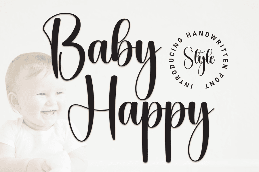 Baby Happy Font · 1001 Fonts