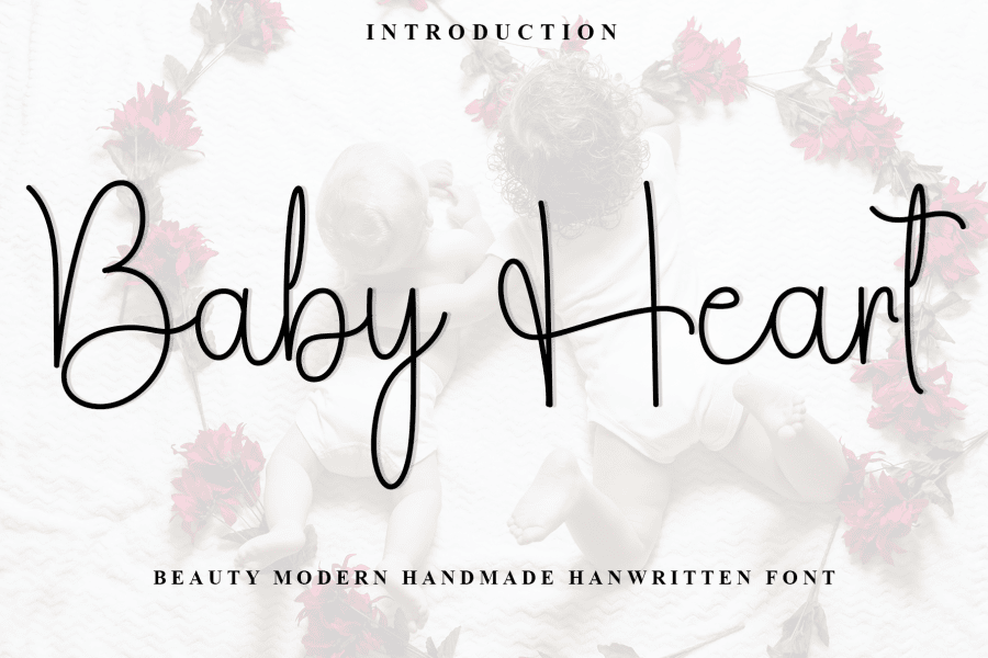 Baby Heart Font · 1001 Fonts