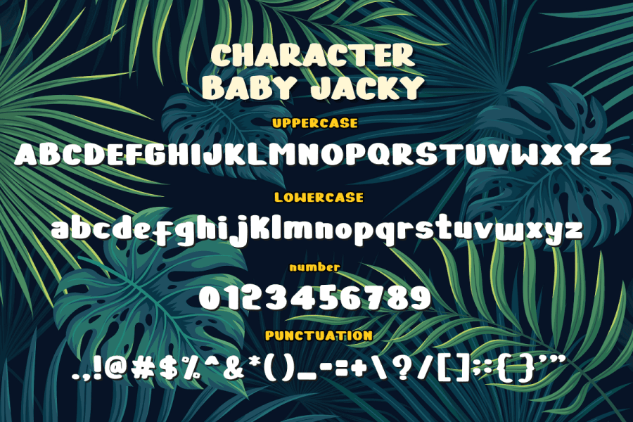 BABY JACKY Font · 1001 Fonts